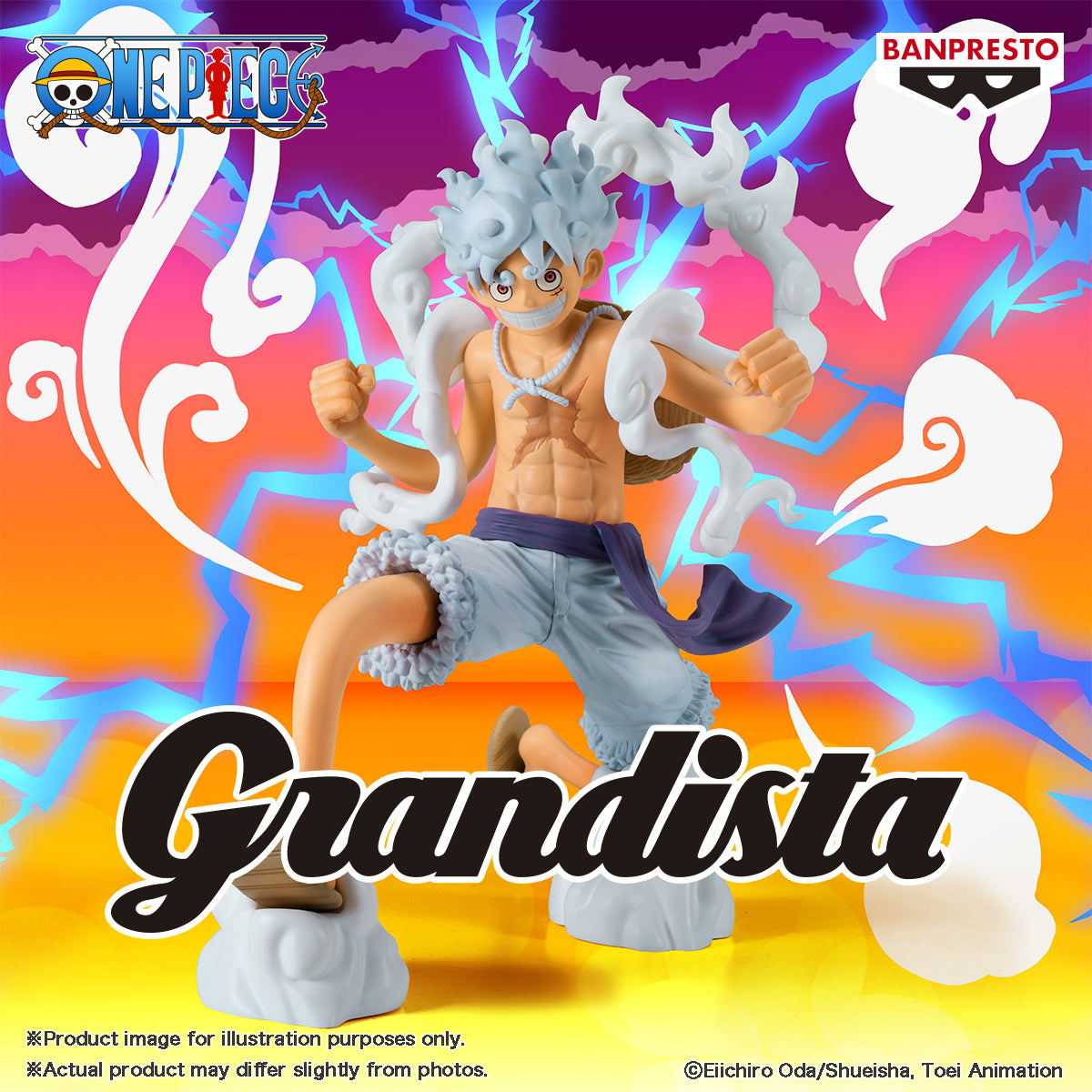 BANPRESTO ONE PIECE GRANDISTA MONKEY D LUFFY GEAR 5 FIGURE – Chronicles INC