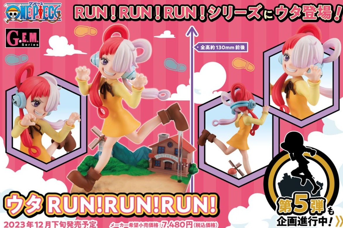 MEGAHOUSE G.E.M. SERIES ONE PIECE UTA RUN! RUN! RUN! FIGURE ...