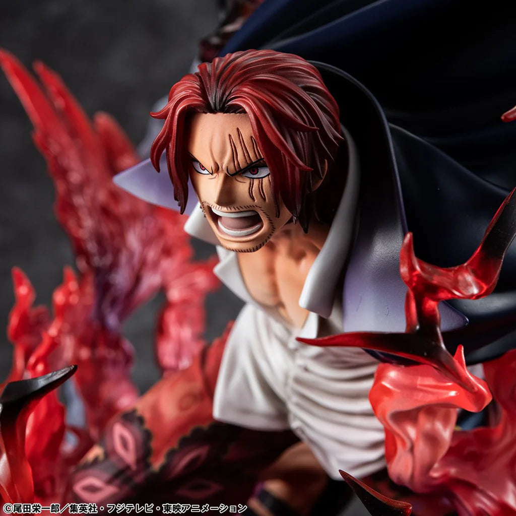 MEGAHOUSE PORTRAIT OF PIRATES ONE PIECE SA-MAXIMUM LEADER OF RED HAIR ...